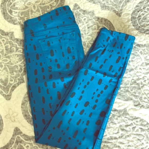bleulab | Jeans | Worn Once Bleu Lab Reversible Jean Blue Croc Print ...
